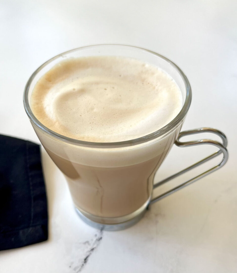 Homemade Hazelnut Latte Recipe (Hot and Iced) - joinmeinthekitchen.com
