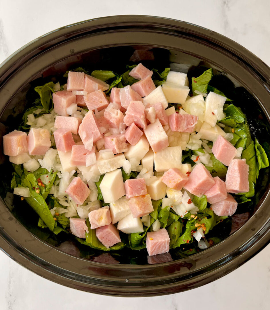 Easy Slow Cooker Turnip Greens - Cracker Barrel Style ...