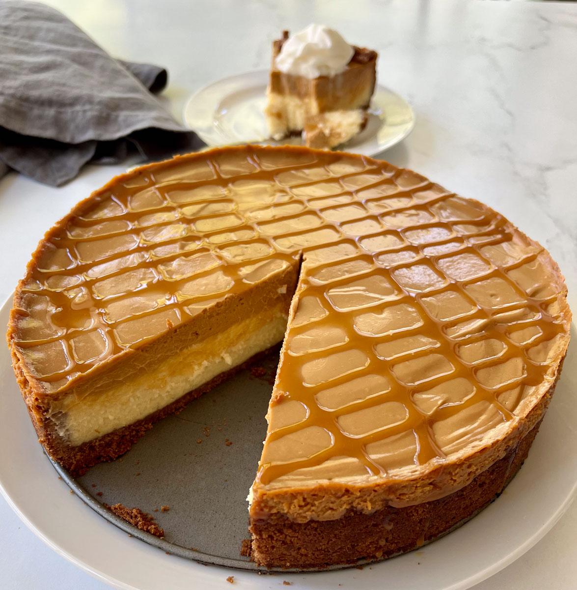 Easy Mexican Cheesecake Recipe With Dulce De Leche - joinmeinthekitchen.com