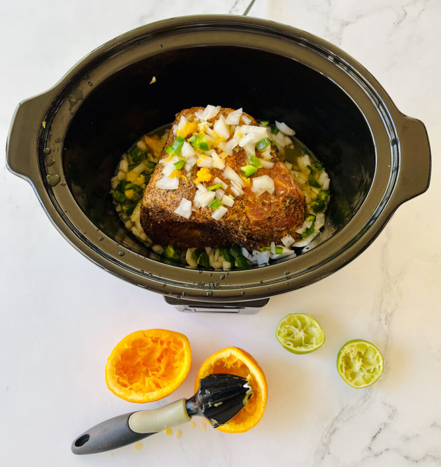 Spicy Mexican Pulled Pork Tacos (Slow Cooker) - joinmeinthekitchen.com