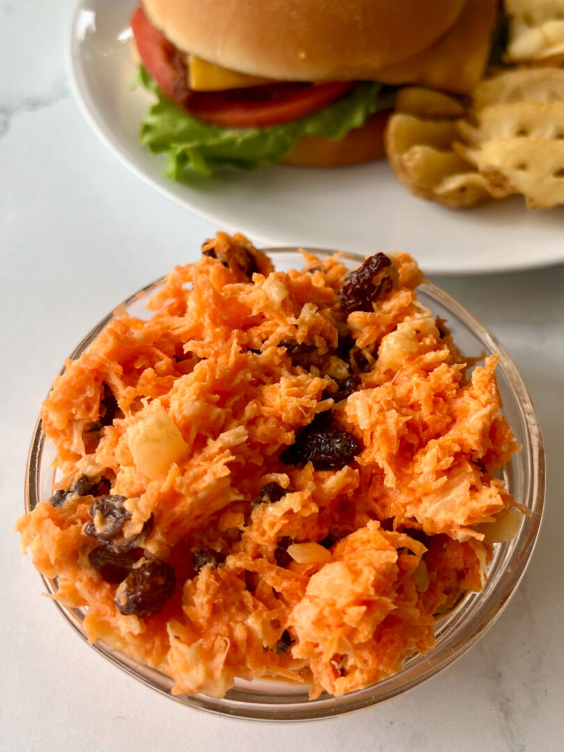 Easy Carrot Raisin Salad (Chick-fil-A style) - joinmeinthekitchen.com