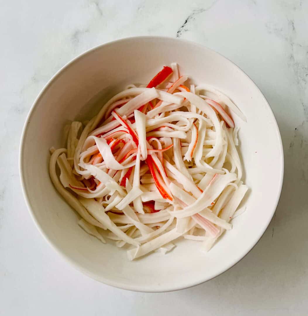 Easy Kani Salad Recipe - joinmeinthekitchen.com