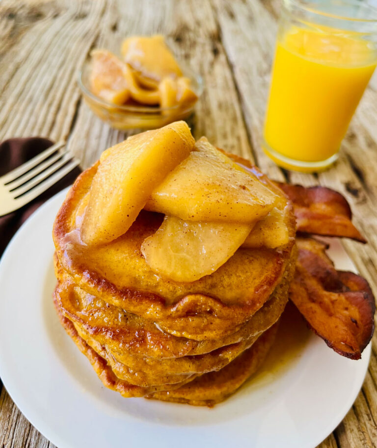 Easy Pumpkin Pancakes Using Pancake Mix - joinmeinthekitchen.com