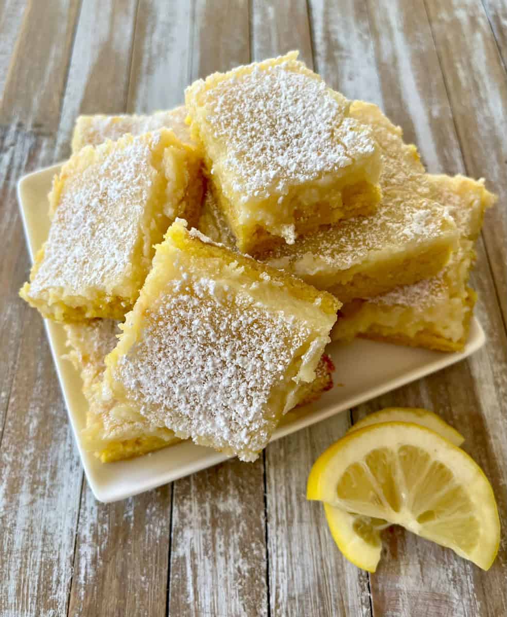 Easy Sunshine Lemon Bars With Cake Mix - joinmeinthekitchen.com